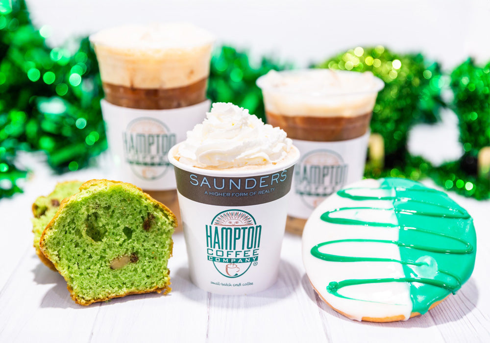 Go Green & Get Lucky at HCC! – Hampton Coffee Company